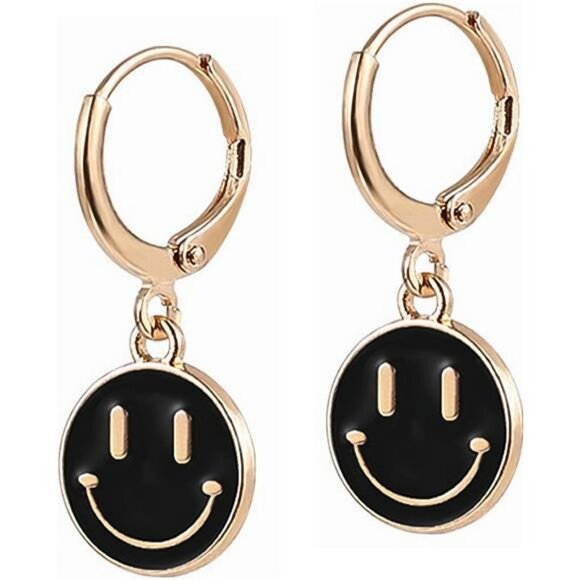 kate spade | Jewelry | Smiley Face Earrings Preppy Jewelry Cute Happy ...